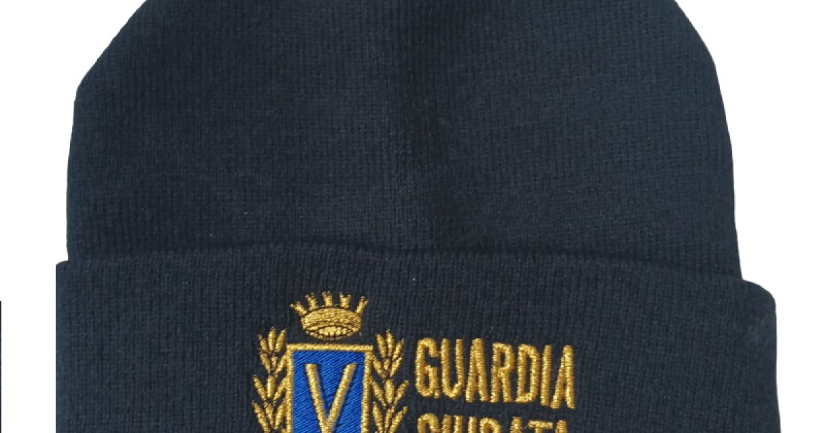Berretto tipo lana guardia giurata blu v - Berretti e scaldacollo GPG ...