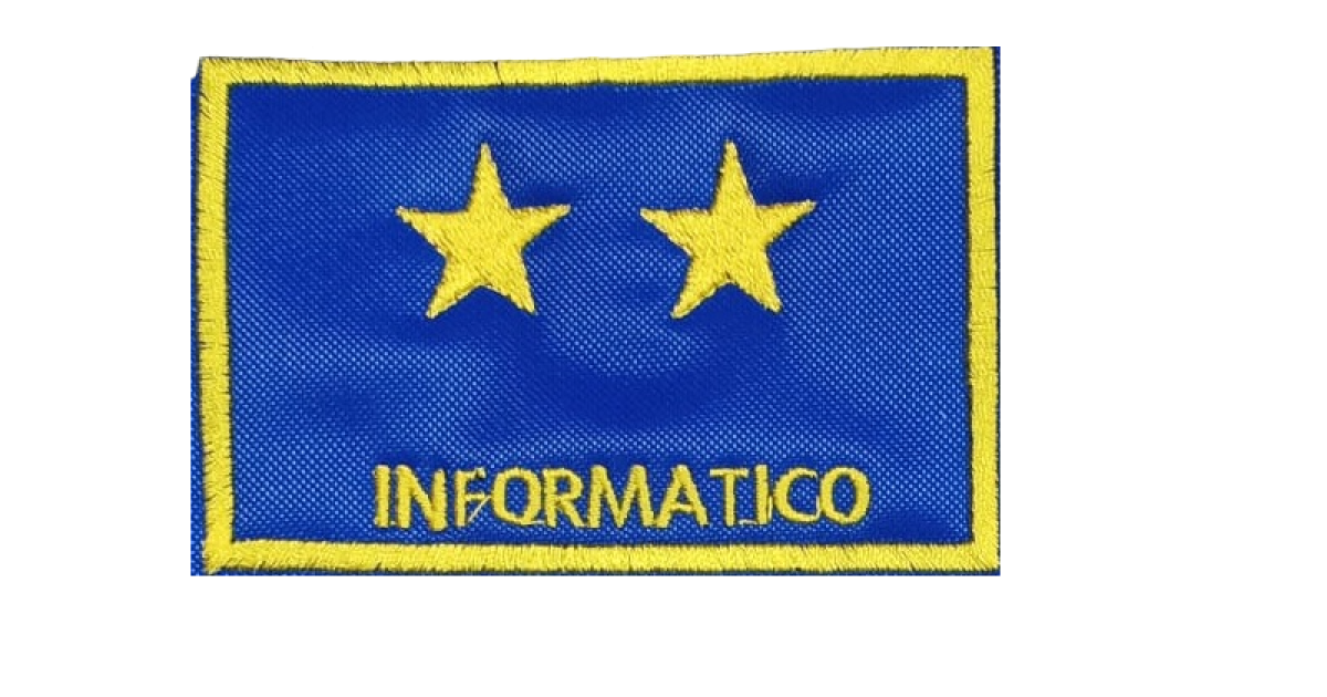 Distintivo qualifica Vigili del Fuoco VVF Informatico due stelle ...