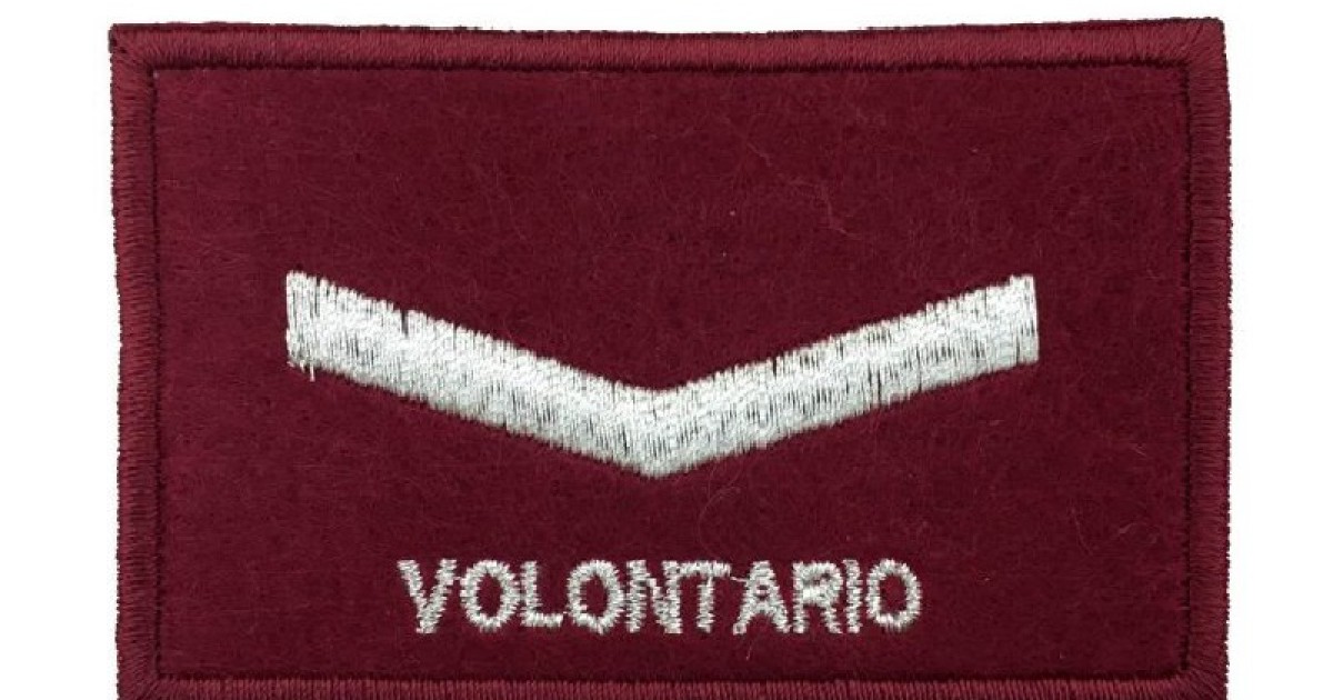 Distintivo qualifica Vigili del Fuoco VVF Qualificato Volontario grado ...