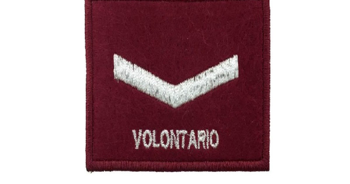 Distintivo qualifica Vigili del Fuoco VVF Qualificato Volontario grado ...