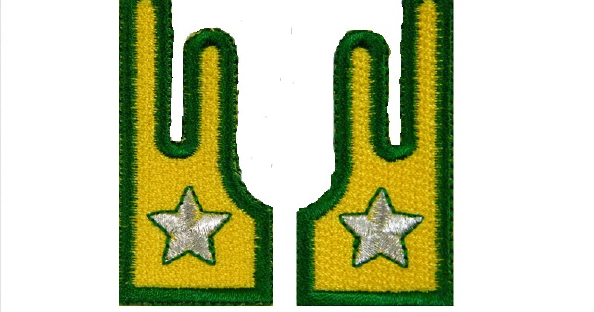 Fiamme a velcro GDF Guardia di Finanza - Mostreggiature GDF - Divisa ...