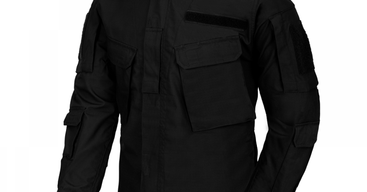 Giacca da divisa op Vigilanza ripstop CPU colore nero - Abbigliamento ...