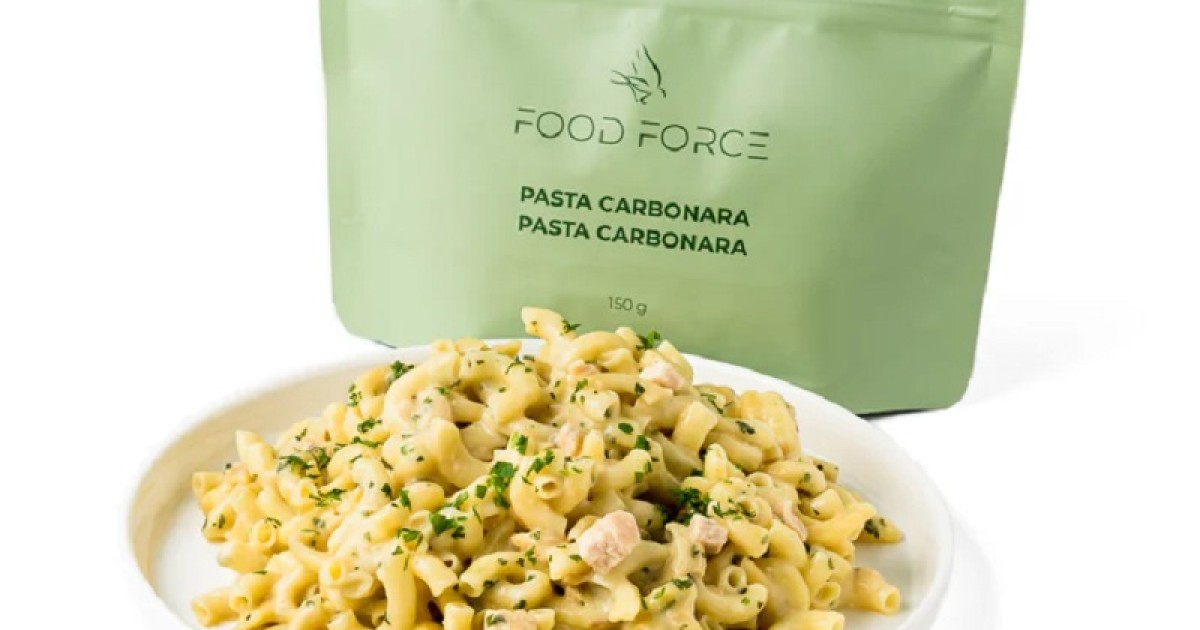 Pasta carbonara cibo tattico disidratato - Pasta e riso - Divisa Militare