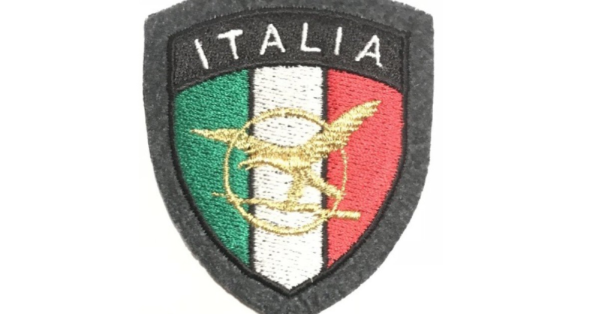 Scudetto Italia gdf atpi - Patch e toppe ricamate GDF - Divisa Militare
