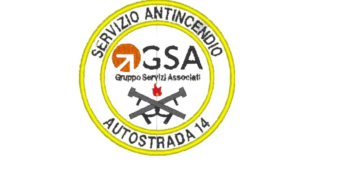 Patch GSA personalizzabile - GSA gruppo servizi associati - Divisa Militare