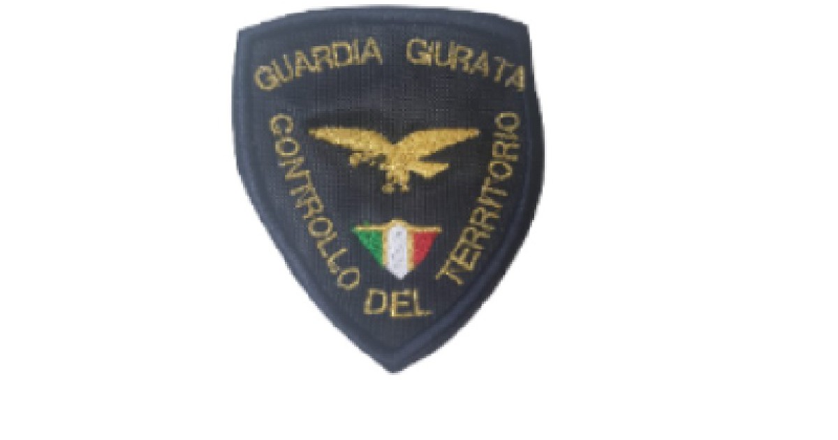 Patch Guardia Giurata controllo del territorio - Patch Guardie Giurate ...