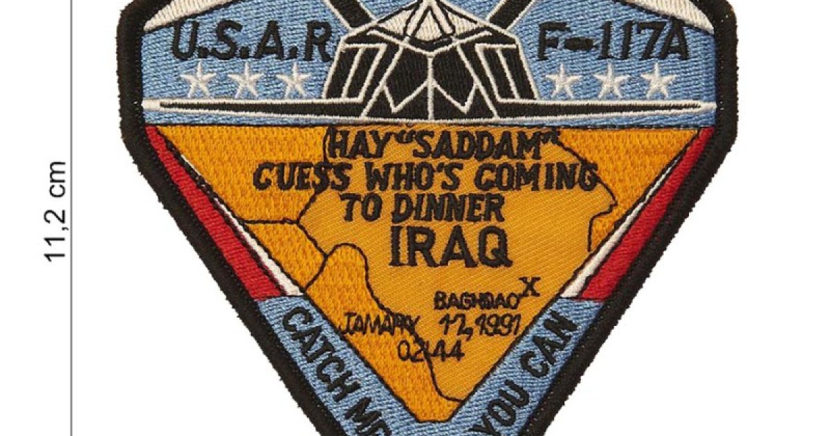 Patch toppa Aereo Militare Americano F-117 stealth - Militari - Divisa Militare