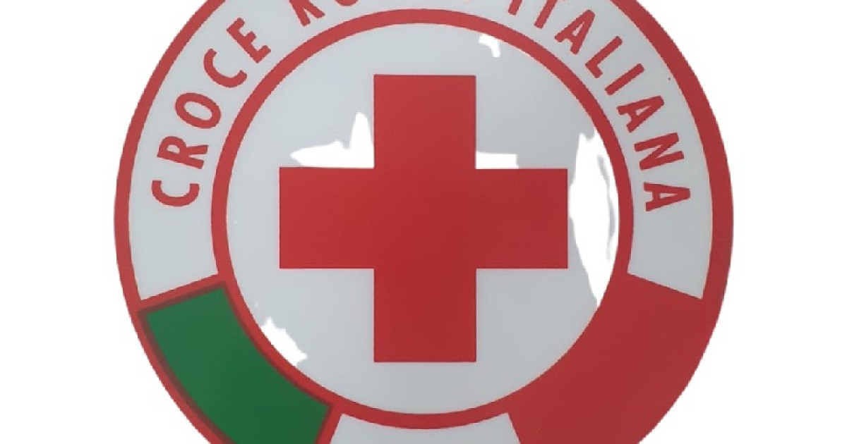 Vetrofania CRI Croce Rossa Italiana tonda - Patch toppe e spille cri ...